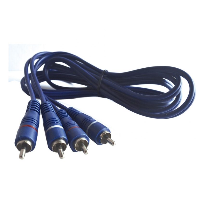 Cable 2 Rca/2 Rca Lujo 6 Mts - Musicosas Store
