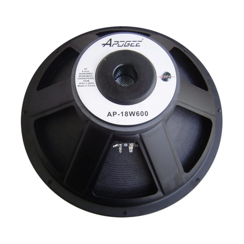 Parlante Subwoofer Apogee AP18 - 18" 300W RMS 8 Ohms - Musicosas Store